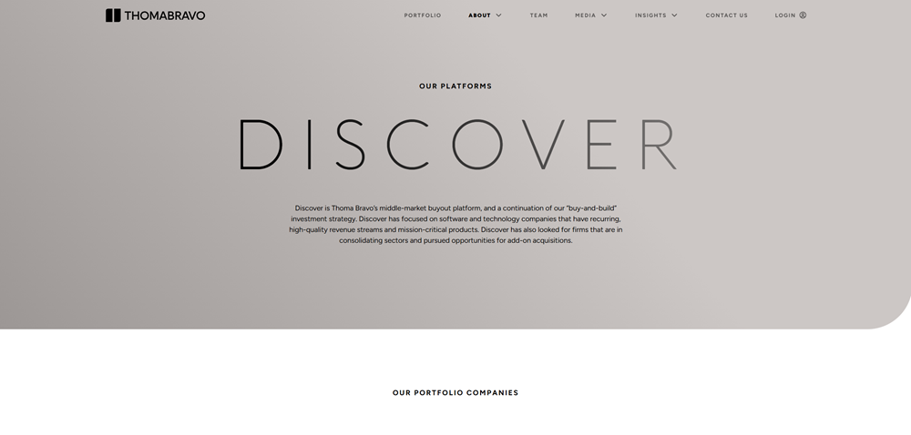 Our Discover Platform | Thoma Bravo
